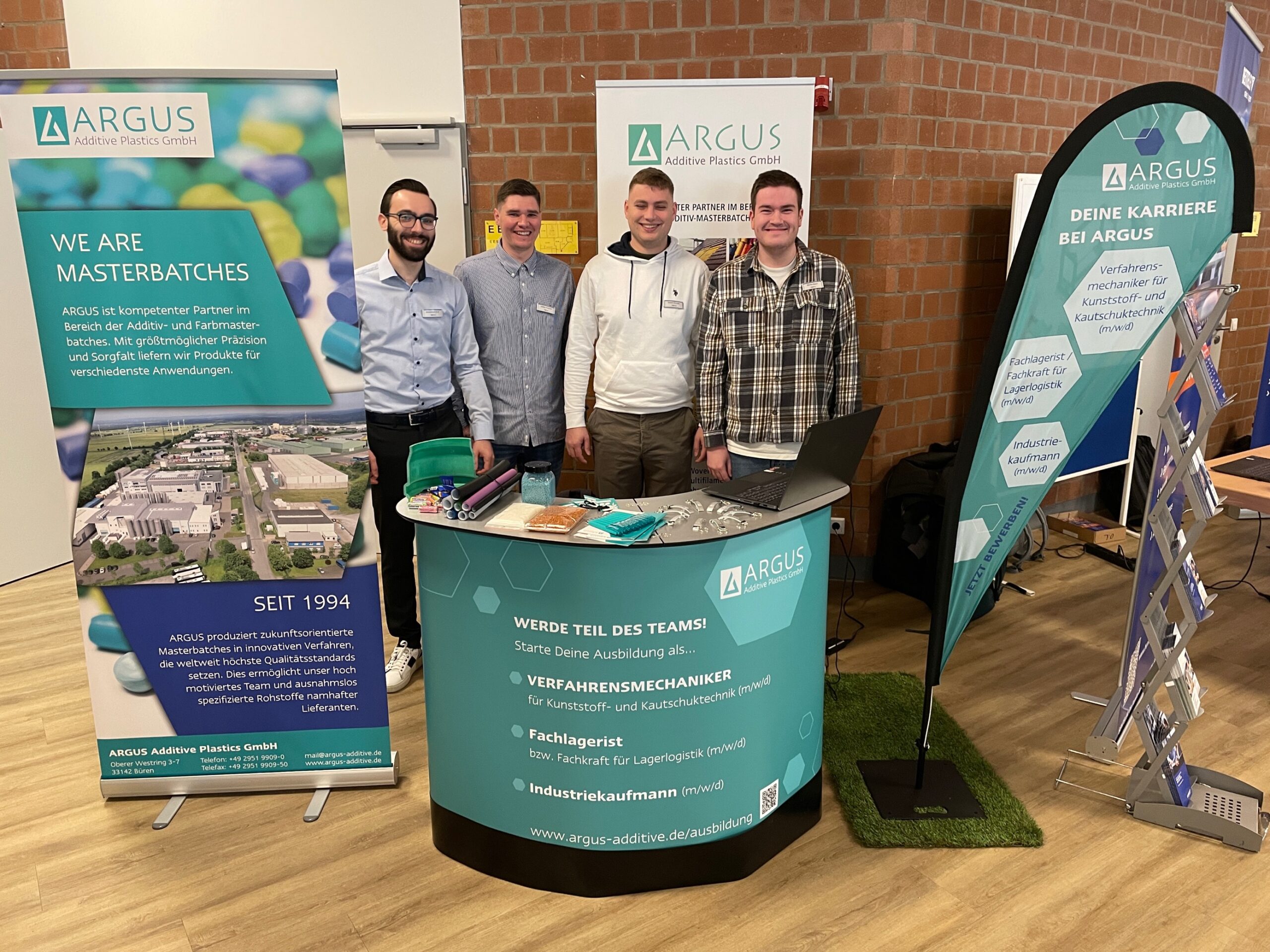 Cooperation with four engineering technicians
