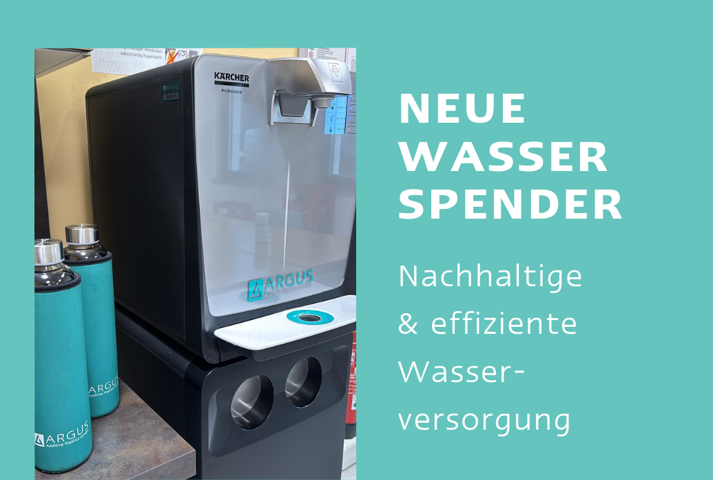 Nachhaltige Trinkwasserversorgung durch neue Wasserspender